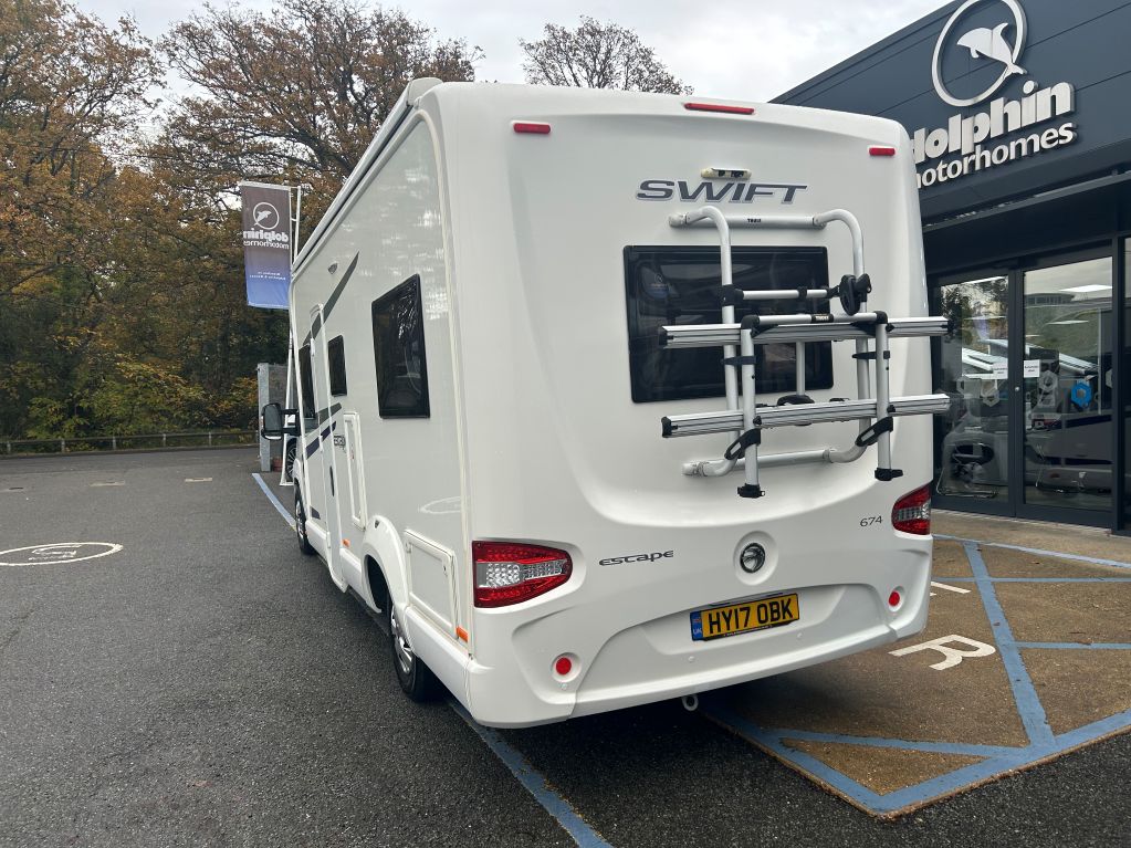 Swift Escape 674 - 2017 | Used Motorhome | For Sale | Dolphin Hampshire UK